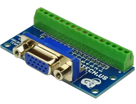 Db15 Female Vga Breakout Board Db15f Vga Term