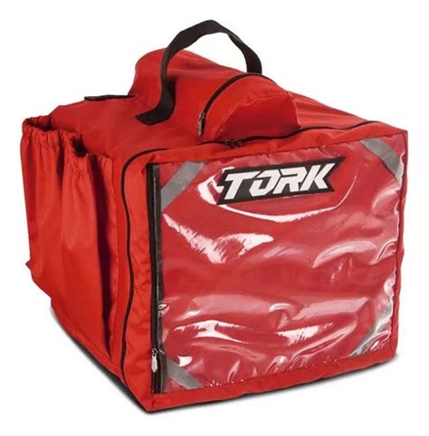 Mochila Térmica Motoboy Pizza Lanche Marmita Litros Cor Vermelho Frete grátis
