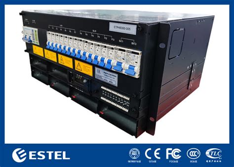 18kw Capacity Rectifier Power System With Power Distribution And Battery Monitor Function