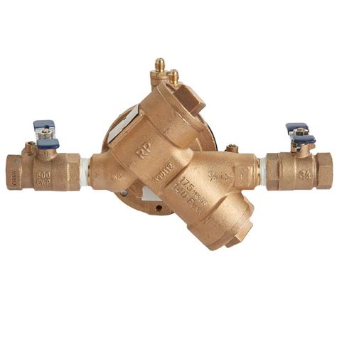 Febco 3 4 In Reduced Pressure Zone Backflow Preventer Assembly 3 4 Lf825y The Home Depot