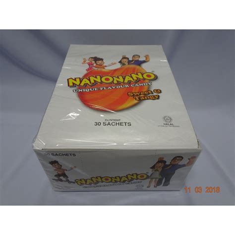 30 Pcs Nano Nano Sweet And Tangy Candy 15g Each Local Ready Stocks