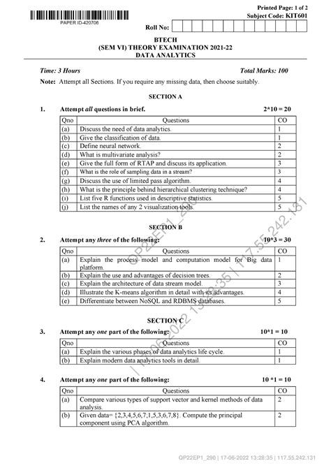 DATA Analytics KIT601 QP22EP1 17 06 2022 13 28 35 117 55