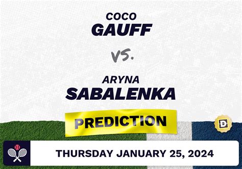 Coco Gauff Vs Aryna Sabalenka Prediction Odds Picks For Australian