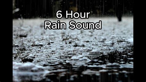 6 Hours Gentle Rain Sound For Sleep Relax Study Insomnia Youtube