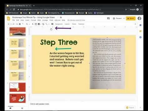 Amy S Two Minute Tech Tip Booksnaps On Google Slides YouTube
