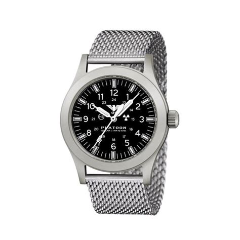 Khs Khsplassfms Polshorloge Heren Platoon Steel Solar Bol