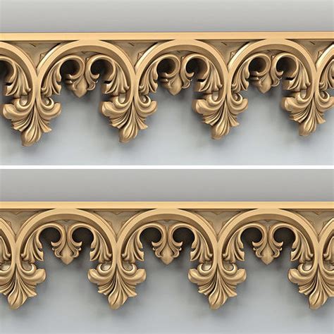Molding 052 Gothic 3d Model Cgtrader