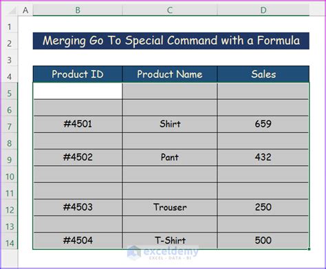 How To Fill Blank Cells With Value Below In Excel 4 Easy Ways