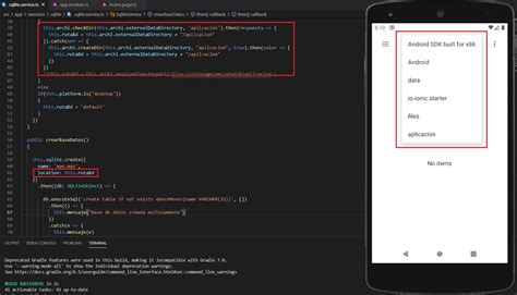 Angular Angular Ionic Cordova Y Sqlite Error Al Crear Bd