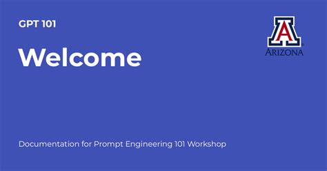 Welcome GPT 101