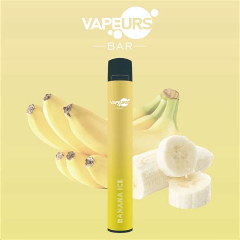 Puff Sans Nicotine Banana Ice 800 Puffs Puff Plus