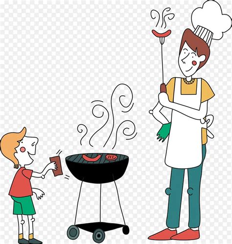 矢量烧烤卡通插画png图片素材下载图片编号yglmwvmb 免抠素材网