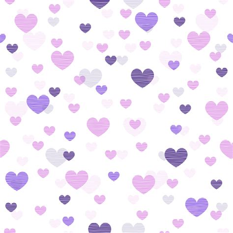 Pink And Purple Heart Pattern Design Background 45805888 Vector Art At Vecteezy