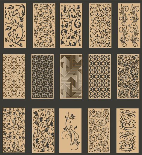Collection Of Free Cnc Patterns Free Dxf Files And Vectors Free Vector