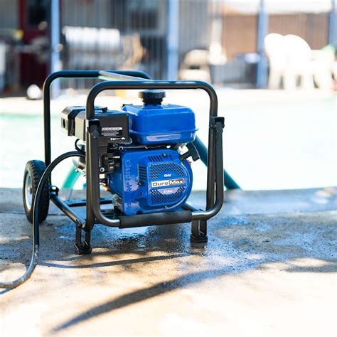 Duromax Stainless Steel Water Pump Portable 212cc 4 Stroke Ohv