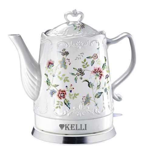 Купить электрический чайник Kelli Kl 1401 Керамика по низкой цене отзывы фото характеристики