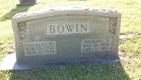 Barbara Ann Steelman Bowin 1880 1956 Memorial Find A Grave