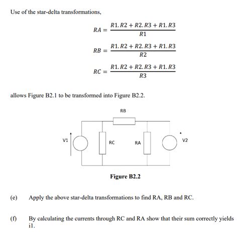 Solved Figure B21rnrnuse Of The Star Delta