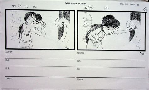 The Little Mermaid Ii Return To The Sea Production Signed Storyboard