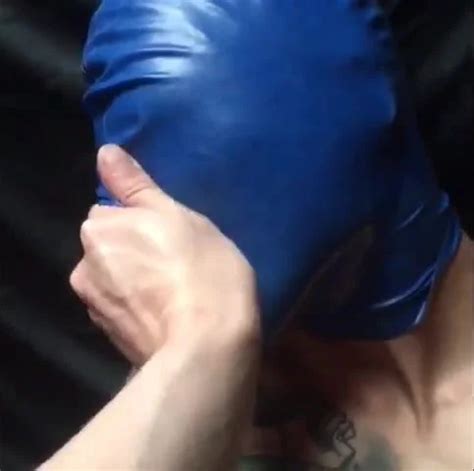 Rubber Hood Breath Control ThisVid Com