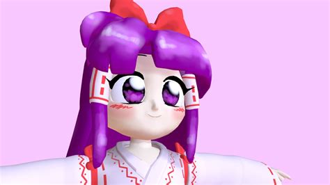 Classic Reimu 3d Model By Glittermocha [7030c29] Sketchfab