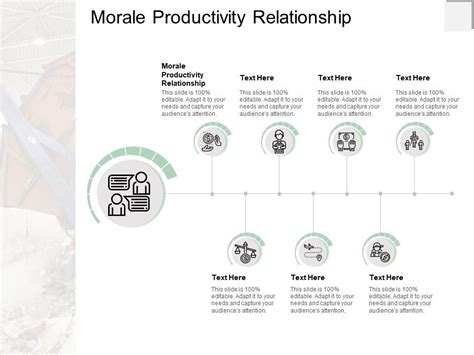 Morale Productivity Relationship Ppt Powerpoint Presentation Gallery