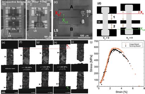 Comparison Of Capacitive And Image Based Strain Sensing In Mems Devices Hummingbird Scientific