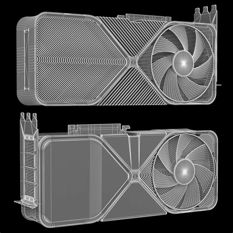 Nvidia Geforce Rtx 4080 And 4090 3d Model By Dronwin