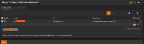 Unbound Dns Domain Overrides Not Forwarding A Query To Local Dns