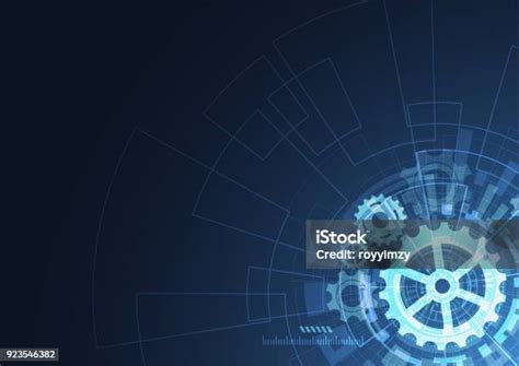 Latar Belakang Digital Abstrak Dengan Tekstur Papan Sirkuit Teknologi