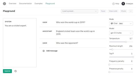 Aneejian Getting Started With Chatgpt Api A Comprehensive Guide