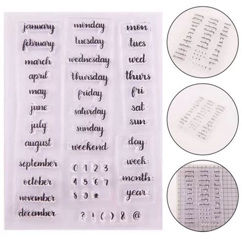TIMBRES TRANSPARENTS POUR D Corations De F Te Et Emballages Designs