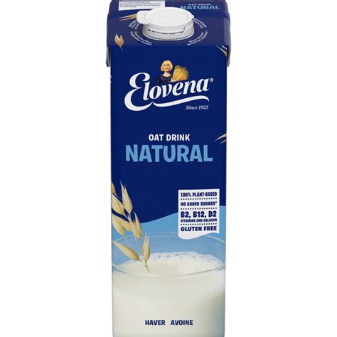 Elovena OAT Drink Natural Napój owsiany 1 lit gluten free 15225696025 ...