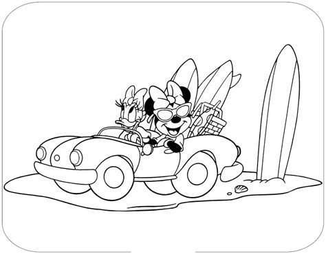 Dibujos de Minnie Mouse para colorear para niños