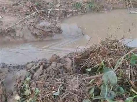 The Canal Track Was Cut In Hathras हाथरस में रजवाहा की पटरी कटी