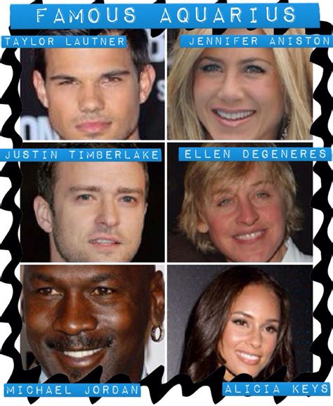 Famous Aquarius Aquarius Famous Celebrities Celebrities
