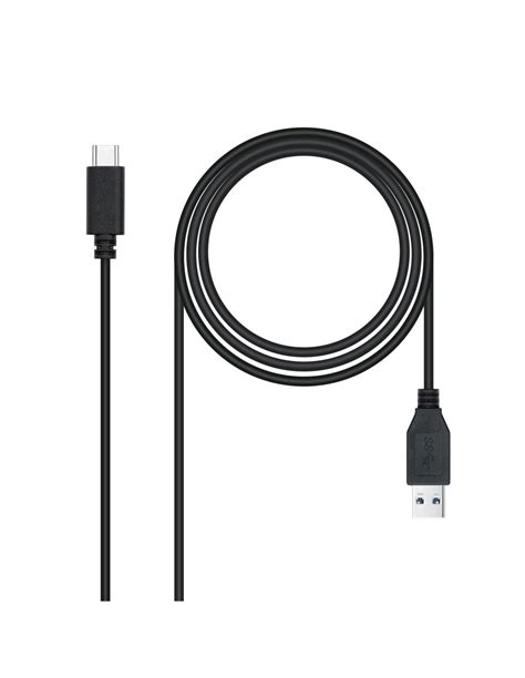 Nanocable Cable Usb 31 Gen2 10gbps 3a Tipo Usb Cm Am Negro 15 M