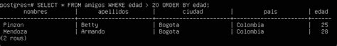 comandos básicos de sql postgresql primeros pasos