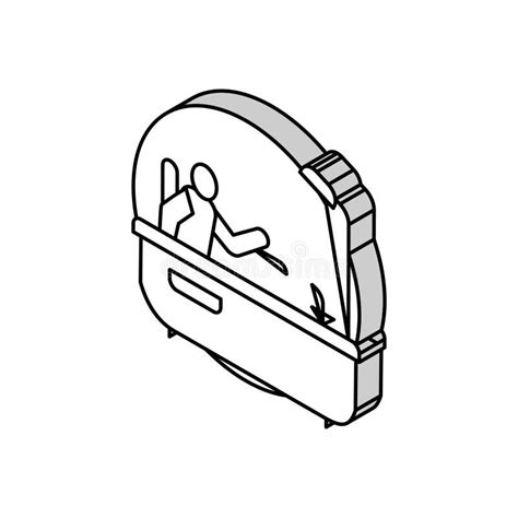 Daily Living Skills Occupational Therapist Isometric Icon Vector Illustration Stock Vector