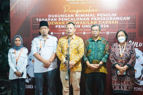 31 Bakal Calon DPD RI Serahkan Dukungan Ke KPU Jawa Timur Telisik Id