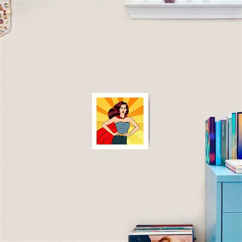 Super Woman Female Hero Superhero Girl In Superhero Costume Pin Up