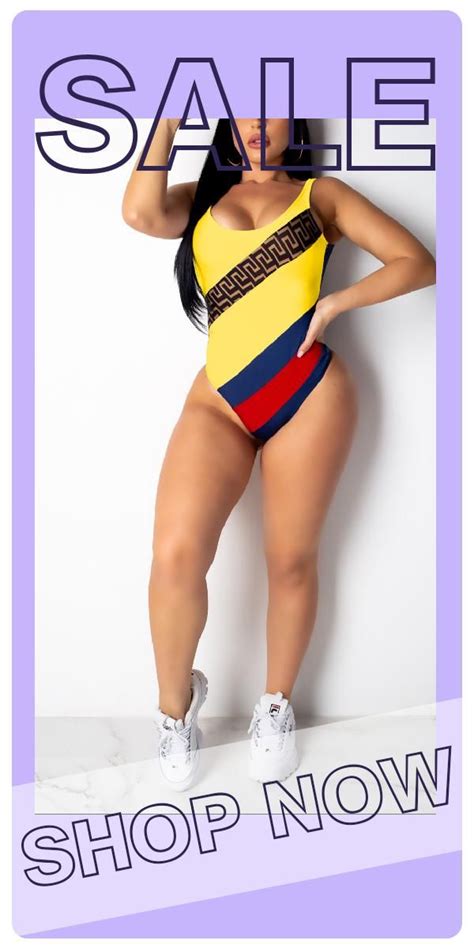 Yellow Sexy Patchwork One Piece Swimsuit Yellow Swimsuits Yellow One