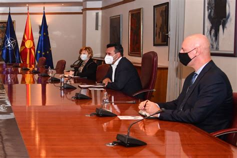 Премиерот Заев со претставници на Синдикатот УПОЗ Конструктивниот социјален дијалог изминатите