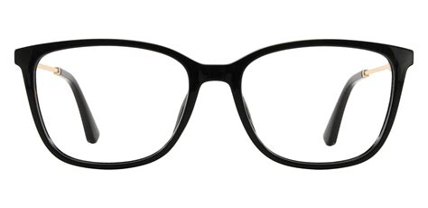 Miami Rectangle Prescription Glasses Black Womens Eyeglasses