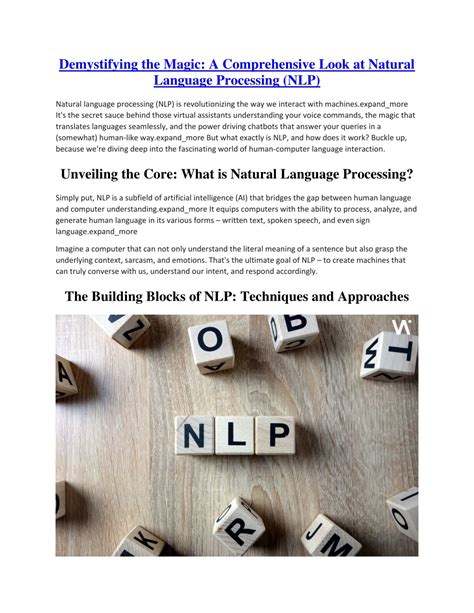 Ppt Demystifying The Magic A Comprehensive Look At Natural Language