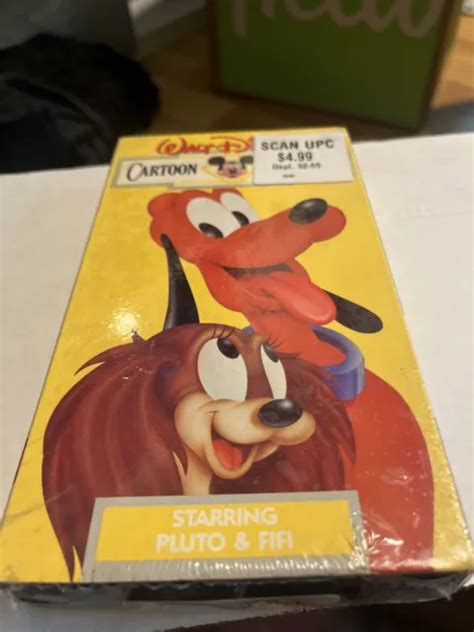 Walt Disney Cartoon Classics V 10 Starring Pluto Fifi Vhs 1991