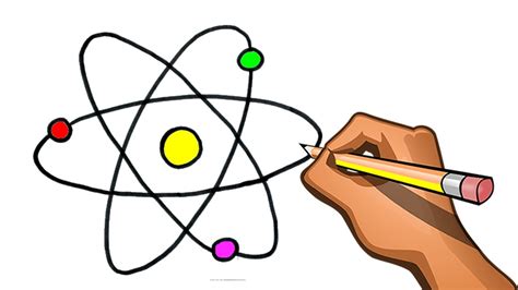 How To Draw An Atom Really Easy Drawing Tutorial Draw