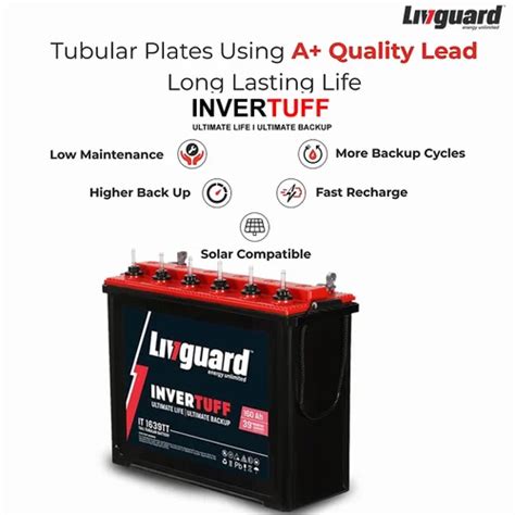 Livguard Invertuff IT TT Inverter Tall Tubular Battery Ah At Rs In Ahmednagar