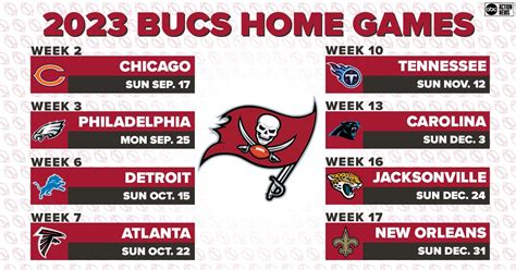 Bucs 2023 Schedule 🏈 Abc Action News Wfts Tampa Bay Facebook