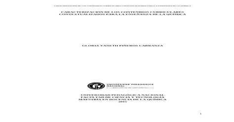 CARACTERIZACIÓN DE LOS CONTENIDOS CURRICULARES PDF Document